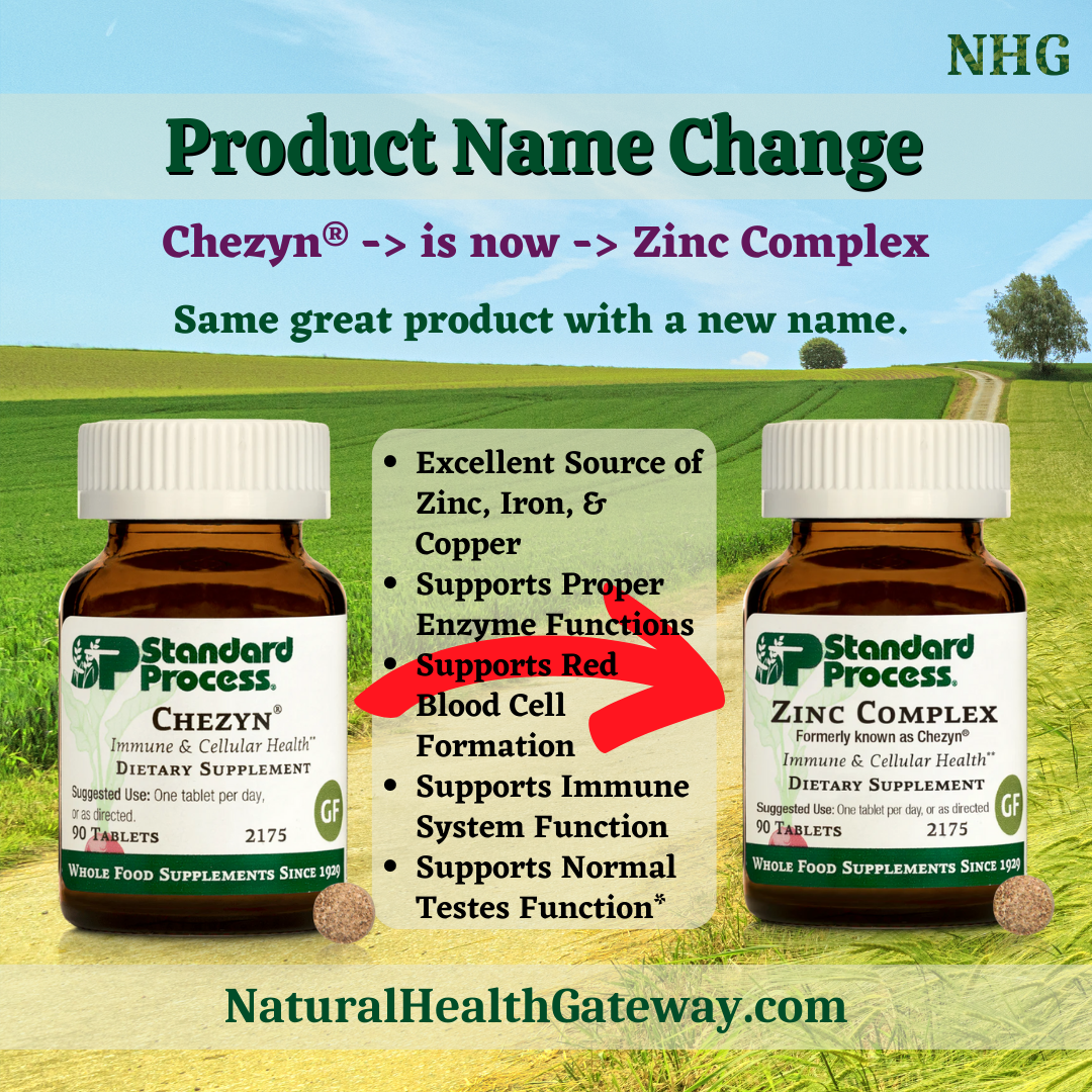 Product Name Change - Chezyn® is now Zinc Complex | Standard Process ...